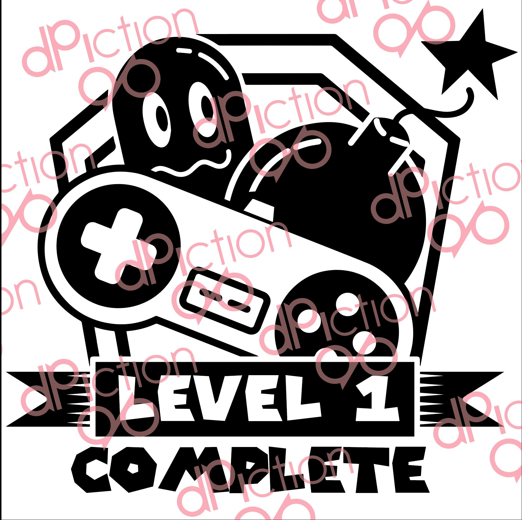 Level 1 Complete - SVG Cut File - 1st Birthday - Etsy