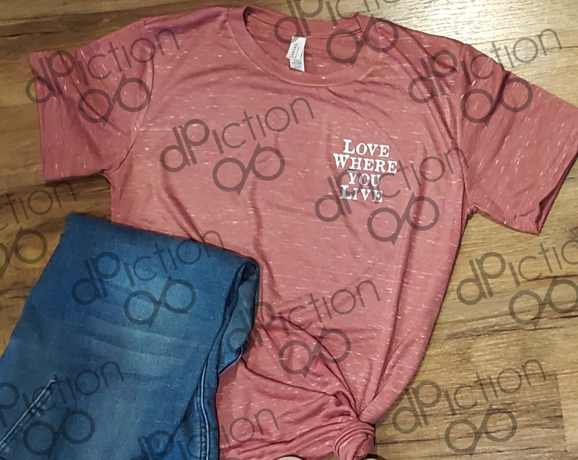 Love Where You Live - Local SVG CUT FILE - Etsy