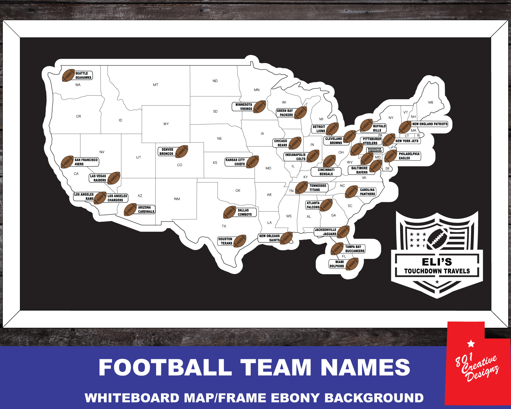 Nfl Teams Map