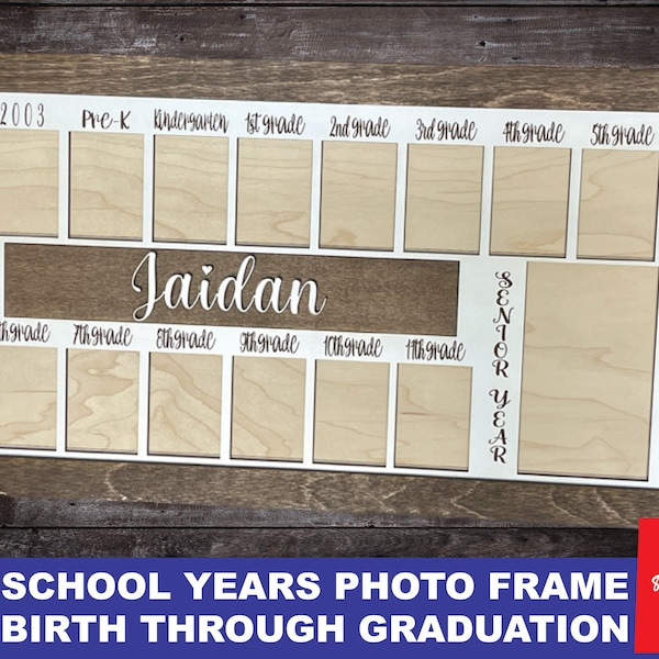 School Picture Frame - Etsy