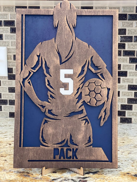 Custom Soccer Player Sign Personalized Last Name Player Sign - Etsy