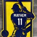 Custom Baseball Player Sign, Personalized Last Name Player Sign for ...