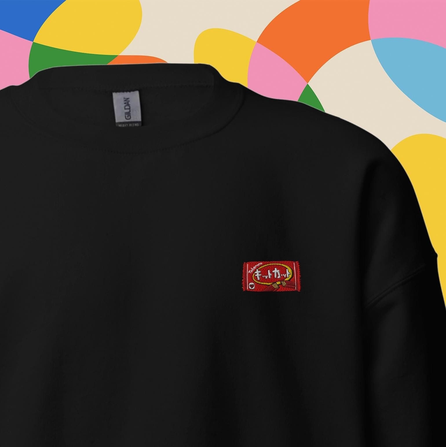 Kit Kat Embroidered Sweatshirt - Etsy