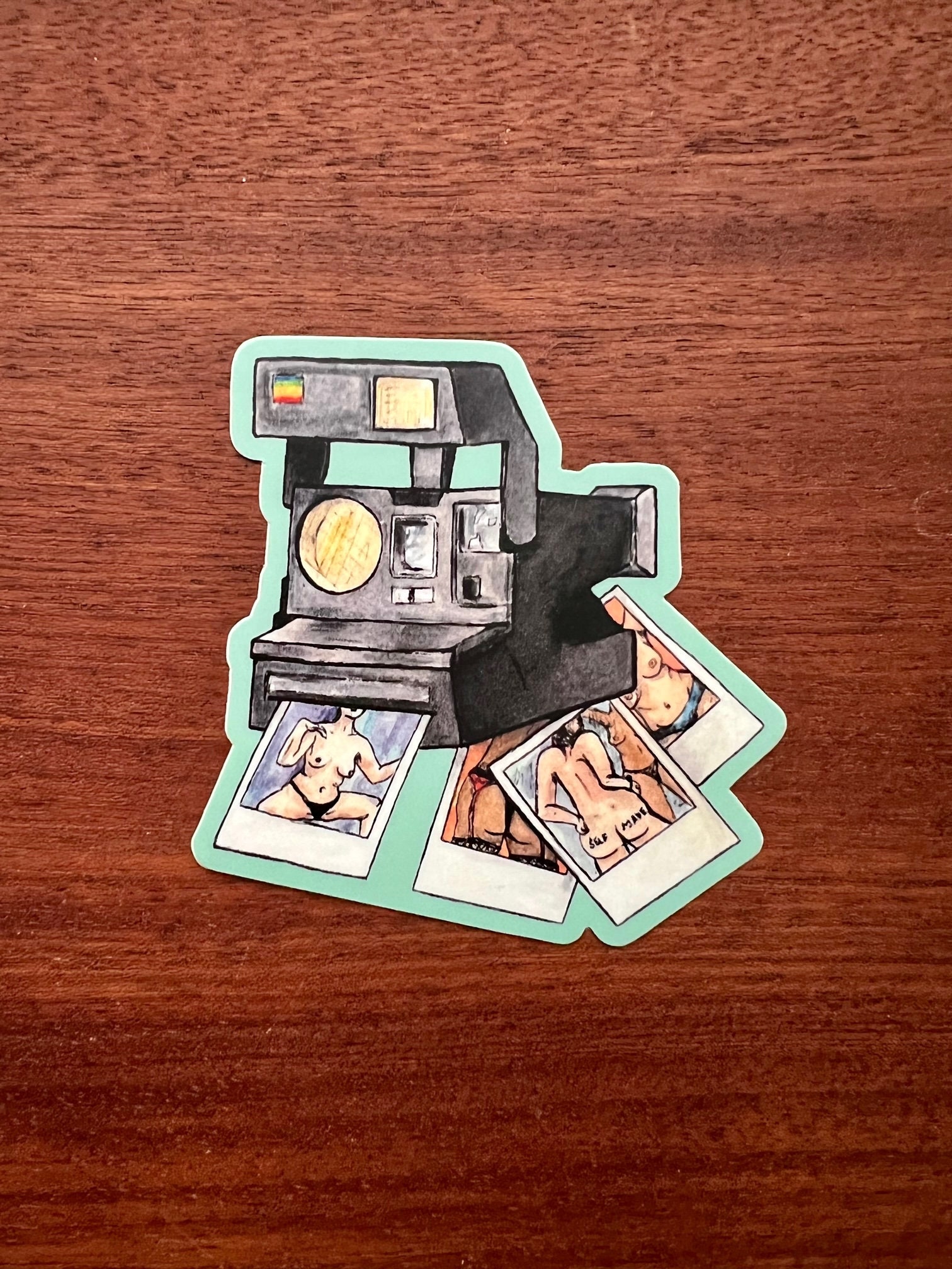 Polaroid Self Made Femme Stickers - Etsy