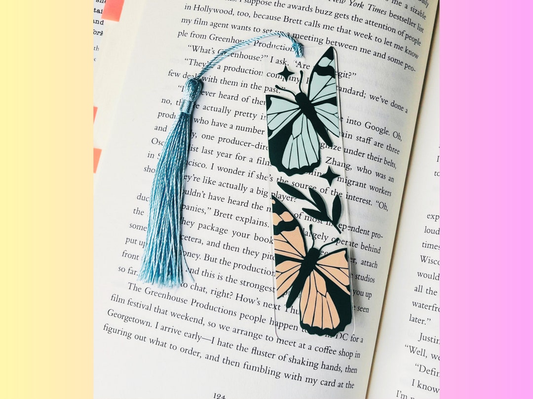 Clear Acrylic Bookmark - Etsy