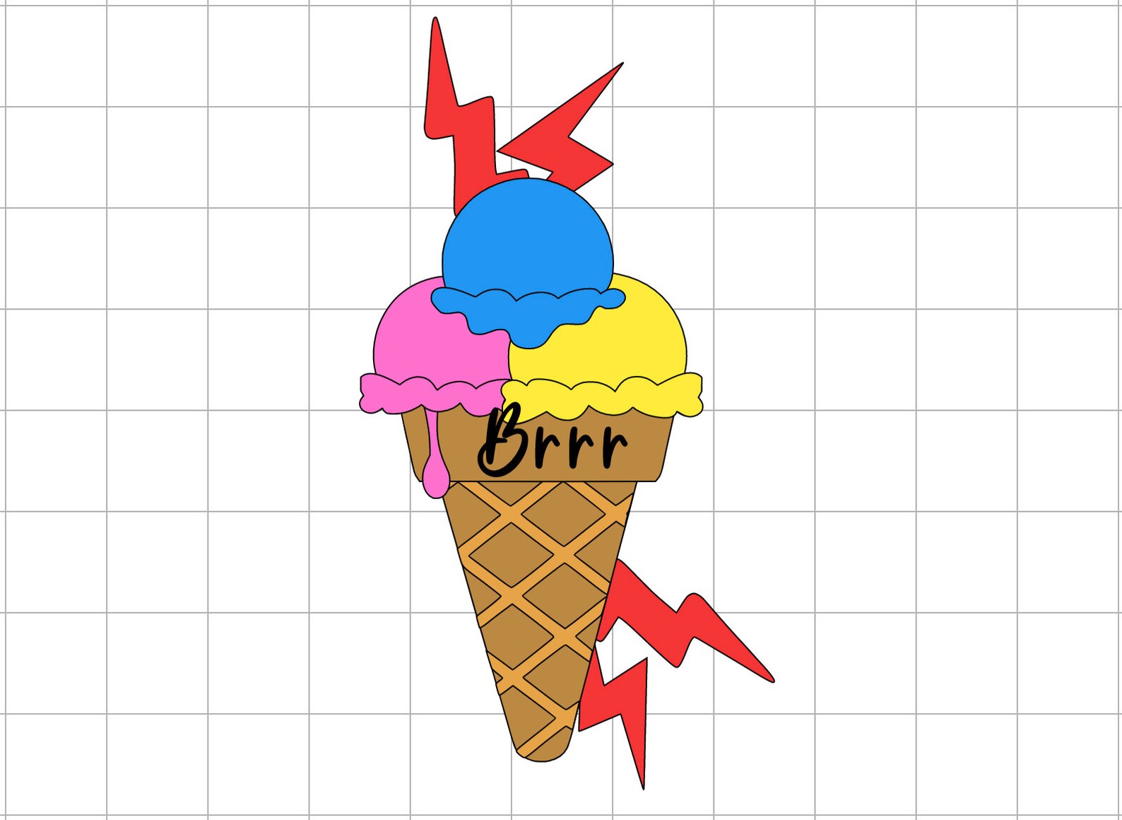 Gucci Mane Ice Cream Cone Cricut SVG File - Etsy