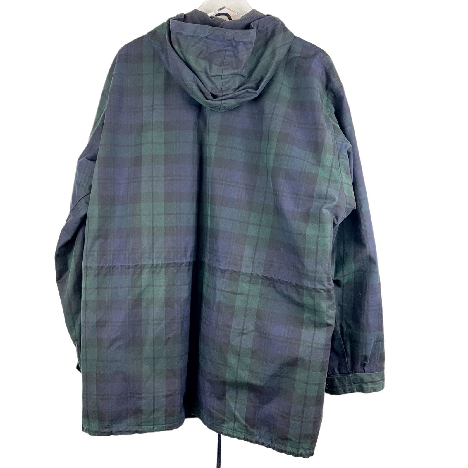 Vintage Polo Ralph Lauren Tartan Plaid Oil Cotton Waxed Jacket Size M ...