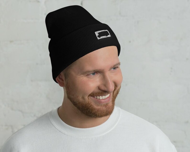 Skoolie Bus Life Beanie | Bus Silhouette Beanie | Skoolie Winter Hat ...