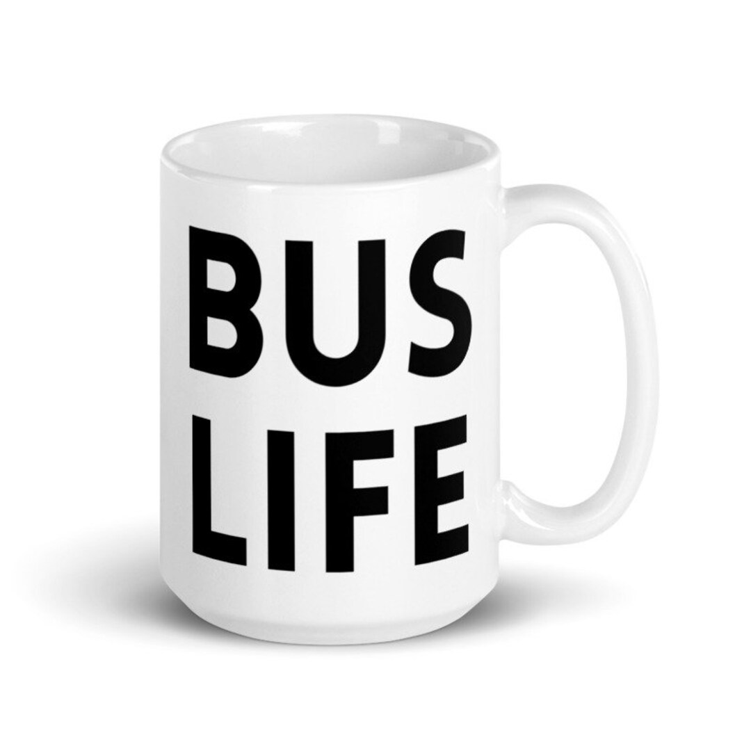 Bus Life Ceramic Mug | Skoolie Livin - Etsy