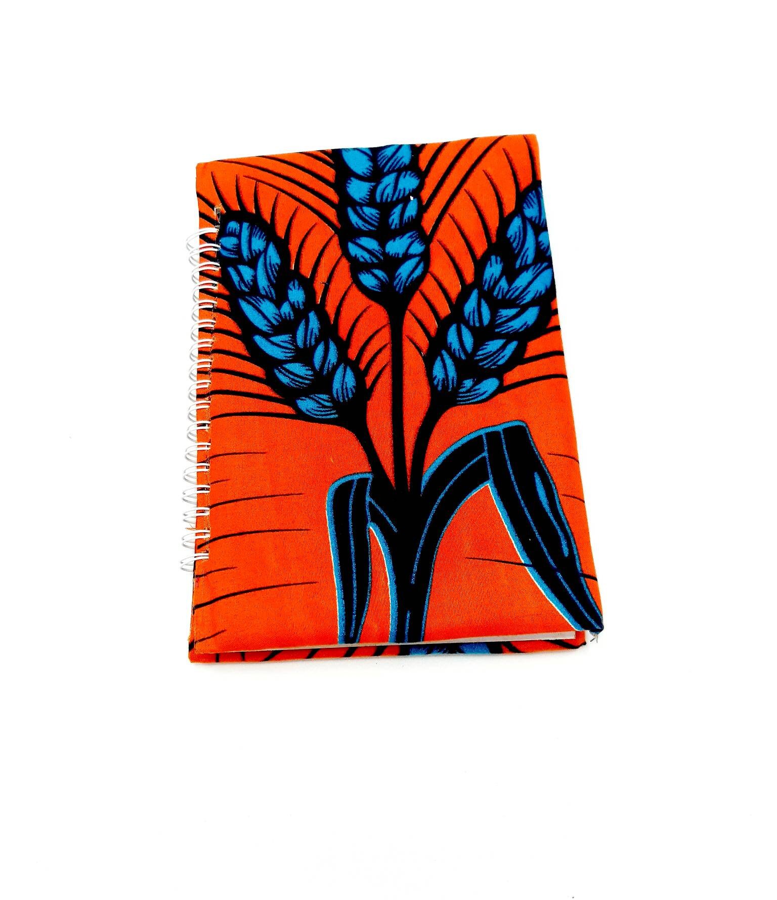 African print notebook Ankara notepad writing pad book cover | Etsy