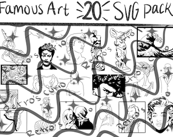 Famous Paintings Svg - Etsy