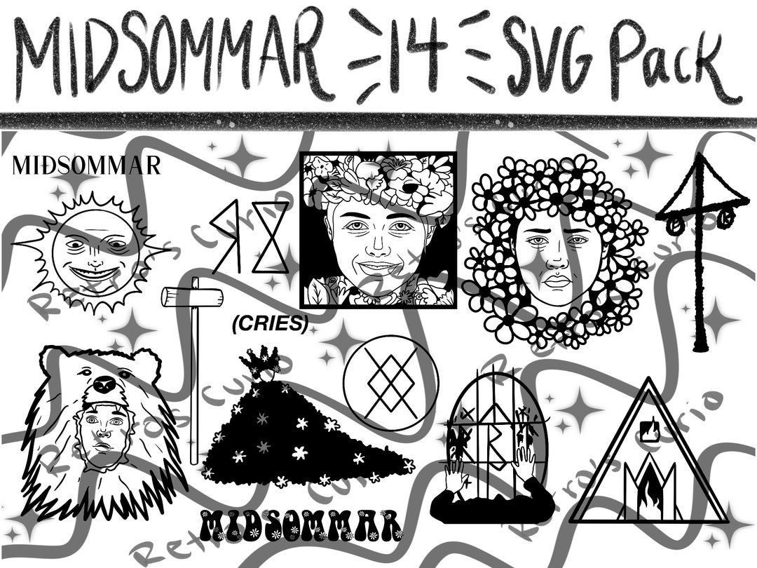 The Midsommar Bundle - Cricut SVG 14 Pack - Personal Use - Etsy