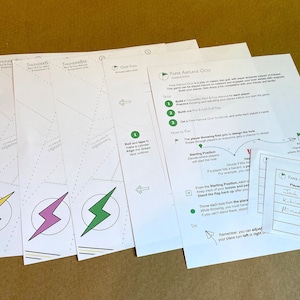 Paper Airplane Golf - Print and Fold Indoor/outdoor Game - Etsy