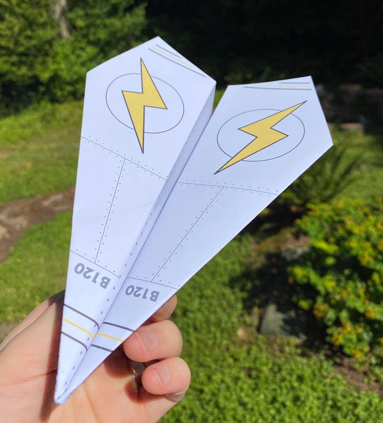 Thunderbee Print and Fold Paper Airplane - Fun Printable Activity Kit ...