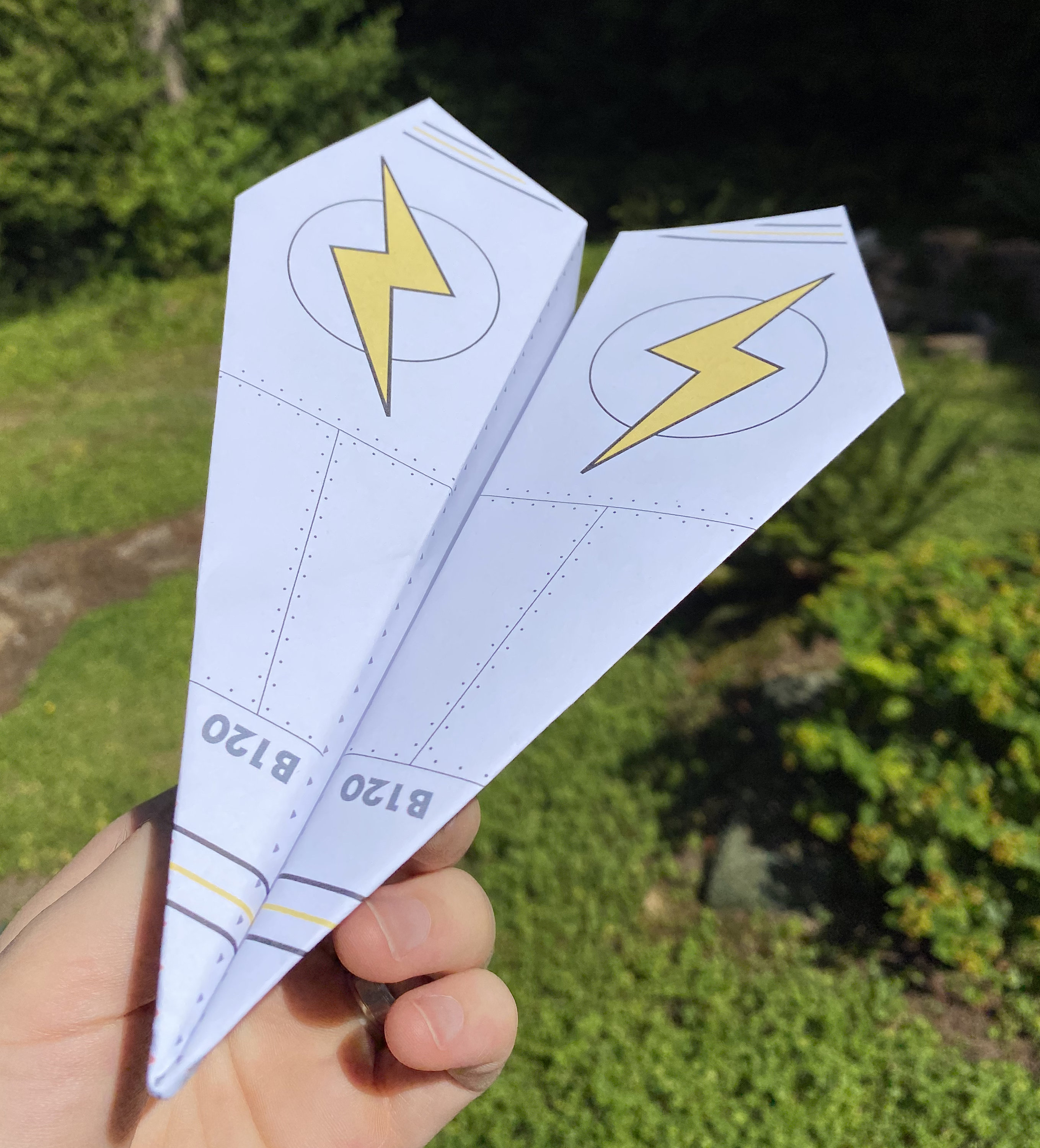 Thunderbee Print and Fold Paper Airplane - Fun Printable Activity Kit ...