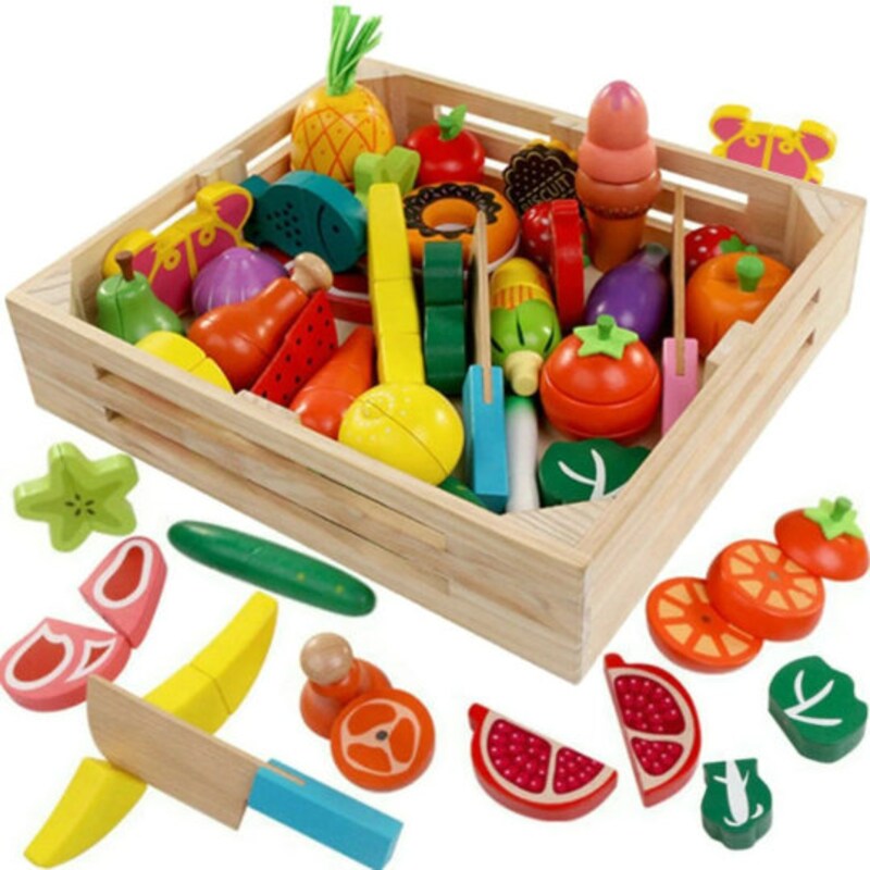 Wooden Play Food - Etsy
