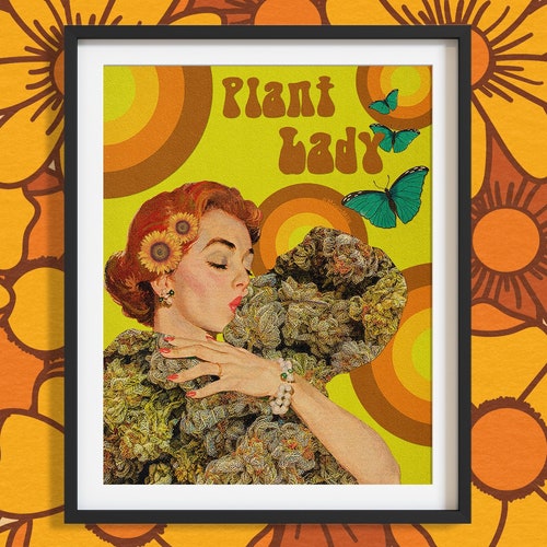 Plant Lady Print - Etsy