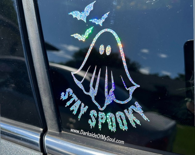 Ghost Decal, Car Decals, Spooky Decals, Goth Decals, Cute Ghost Decal ...