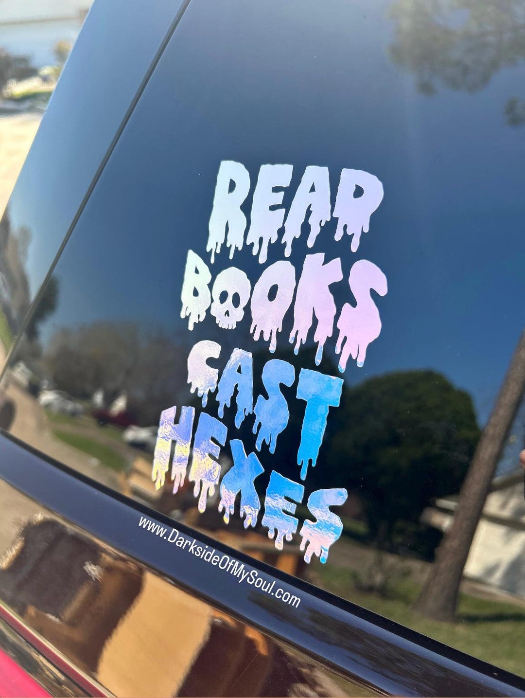 Bookish Decal, Smut Decals, Read Books Cast Hexes, Goth Decals, Bookish ...