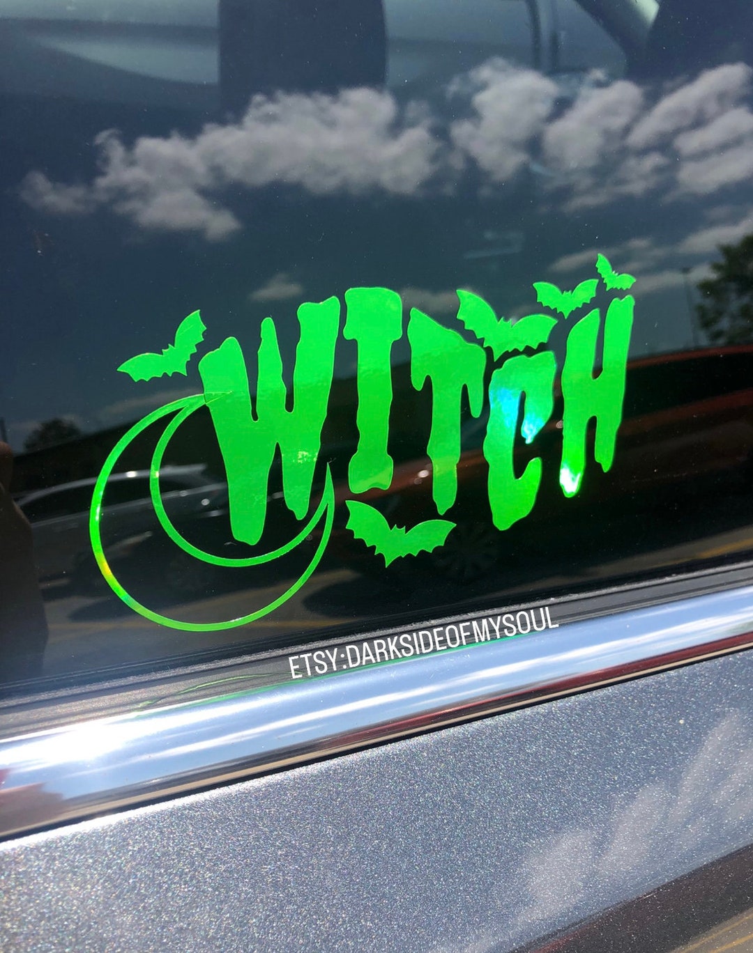Witch Decal/bruja Decal/goth Decals/goth Car Decor/goth Car Accessories ...