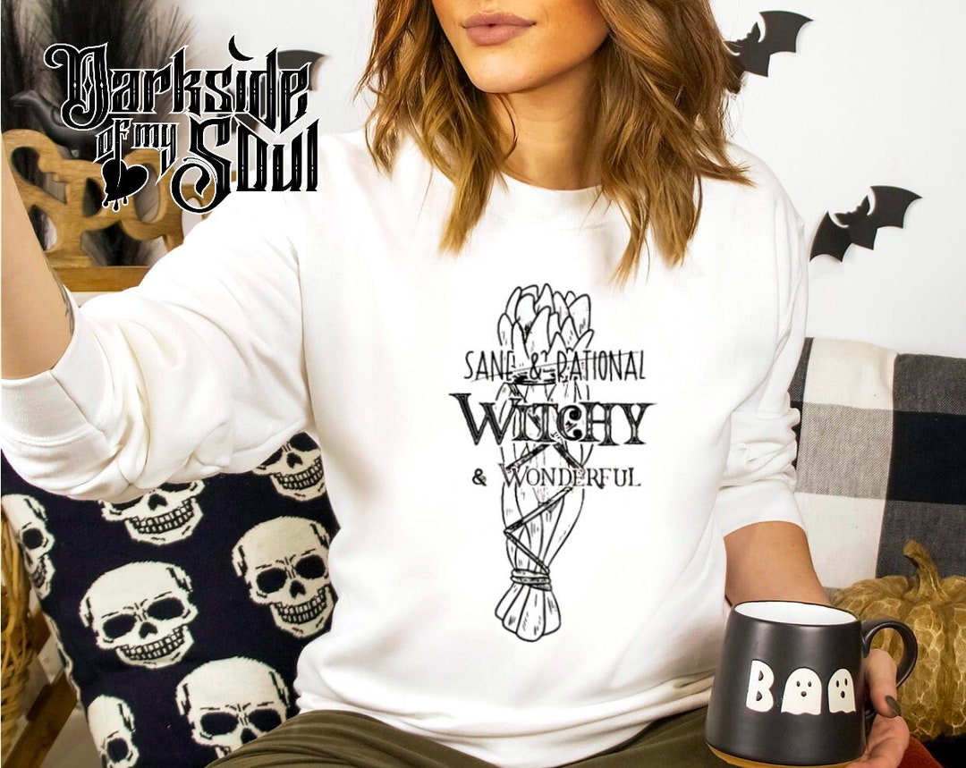Witchy Woman Sweater, Bruja, Brujita, Witchy Apparel, Goth , Gothic ...