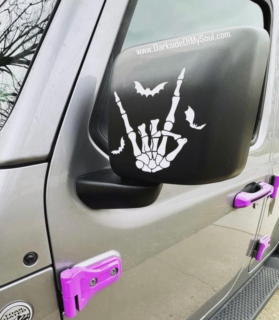 Skeleton Decal | Skeleton Hand | Rock on | Goth Decals | Stay Spooky ...