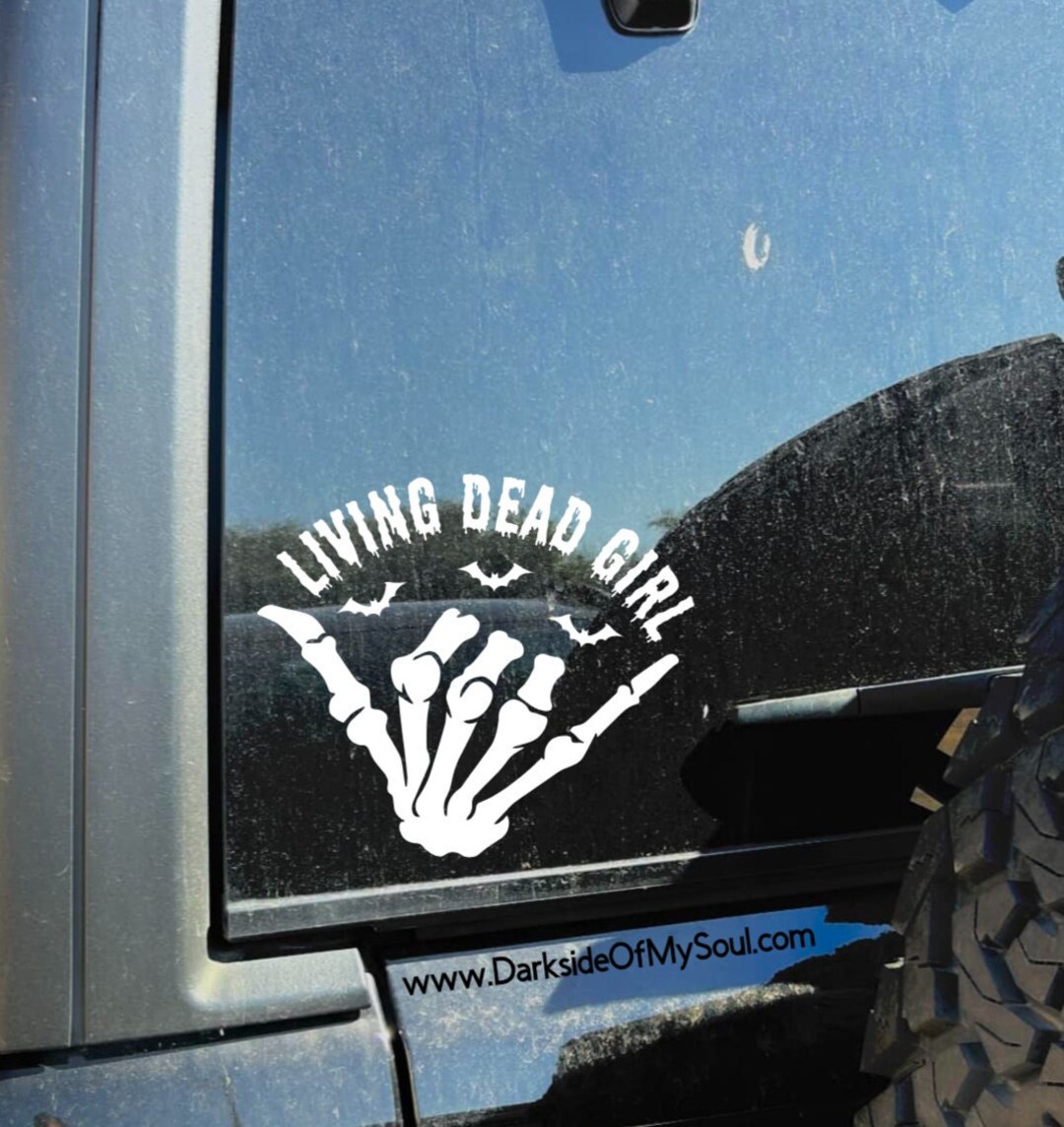 Living Dead Girl Shaka Skeleton Hand, Living Dead Girl Decal, Living ...