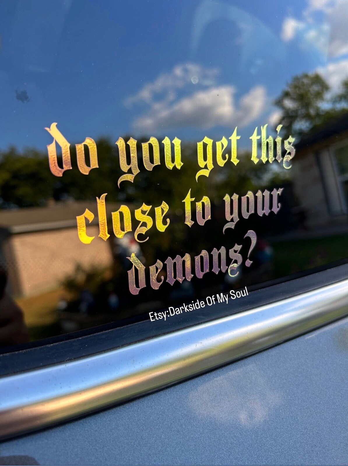 Get off My Ass, Back off Decal, but Did You Die? Goth Decals, Goth Car ...