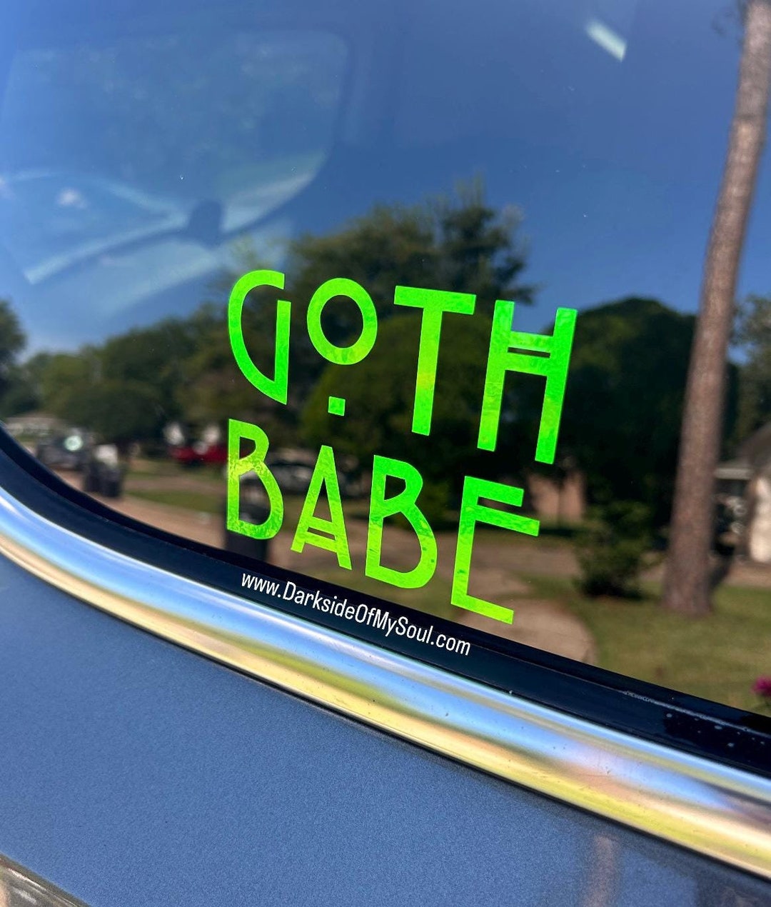 Goth Babe Decal, Goth Babe, Car Decals, Goth Car Decals, Goth Decals ...