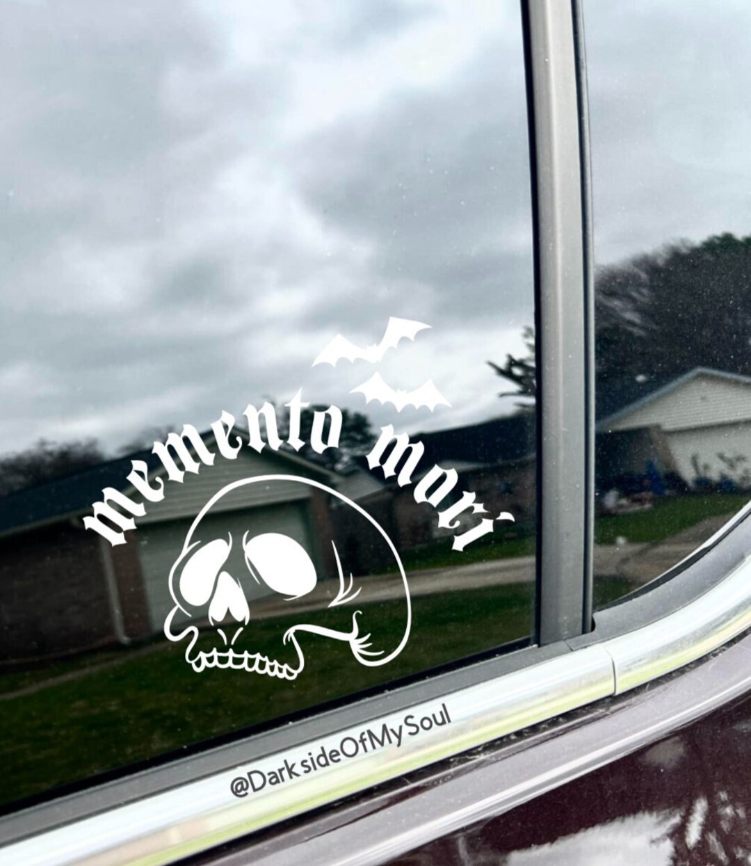 Memento Mori, Memento Mori Decal, Mortuary, Goth Decals, Spooky Decals ...