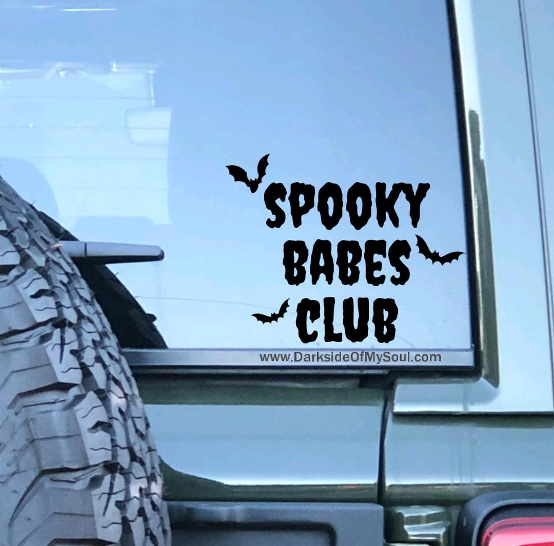 Spooky Babes Club, Car Decals, Decals, Spooky Babe, Witchy Decal ...