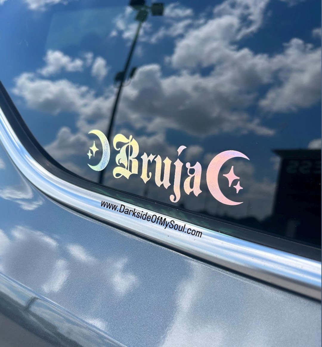 Bruja, Bruja Decal, Spooky Car Decals, Car Decals, Witch, Witch Decal ...
