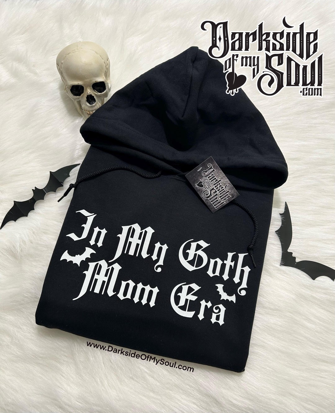 In My Goth Mom Era, Goth Mom, Spooky Mom, Goth Mama, Goth Hoodie, Goth ...