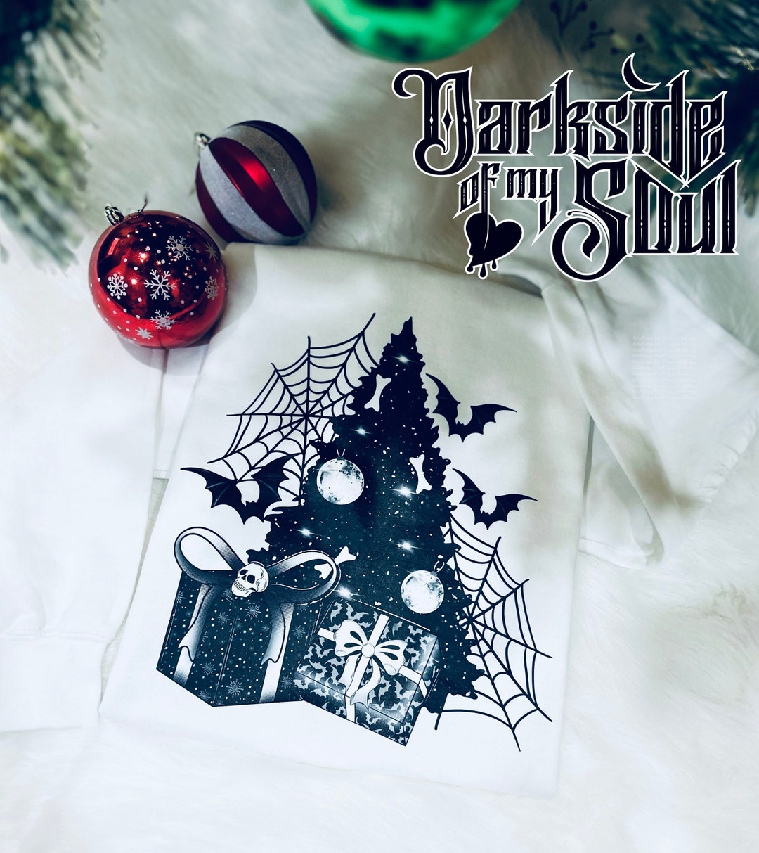 Gothmas, Goth Christmas Tree Sweater, Spooky Christmas Sweater, Have ...