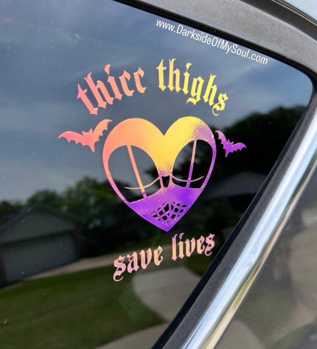 Thicc Thighs Save Lives, Spooky Bitch, Thicc Thighs Decal, Bad Bitch ...