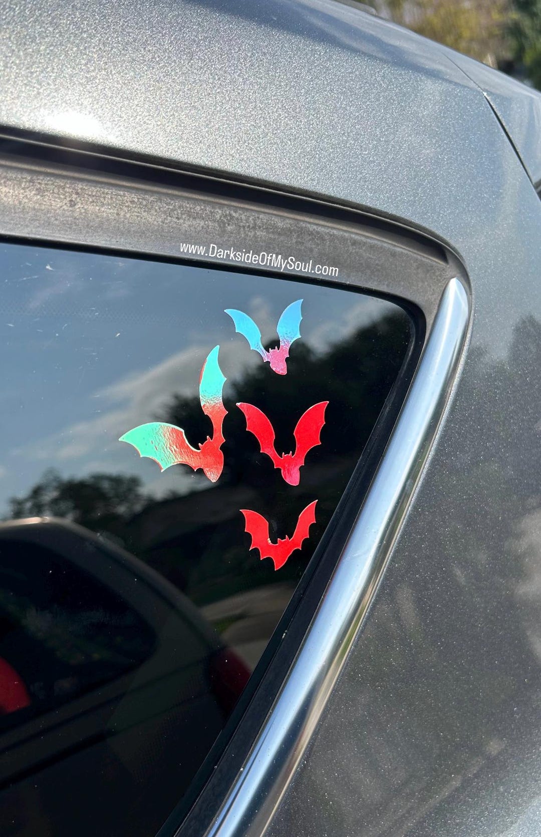 Bats Decal, Bat Decal for Cars, Goth Car Decals, Spooky Bat Decal, Goth ...