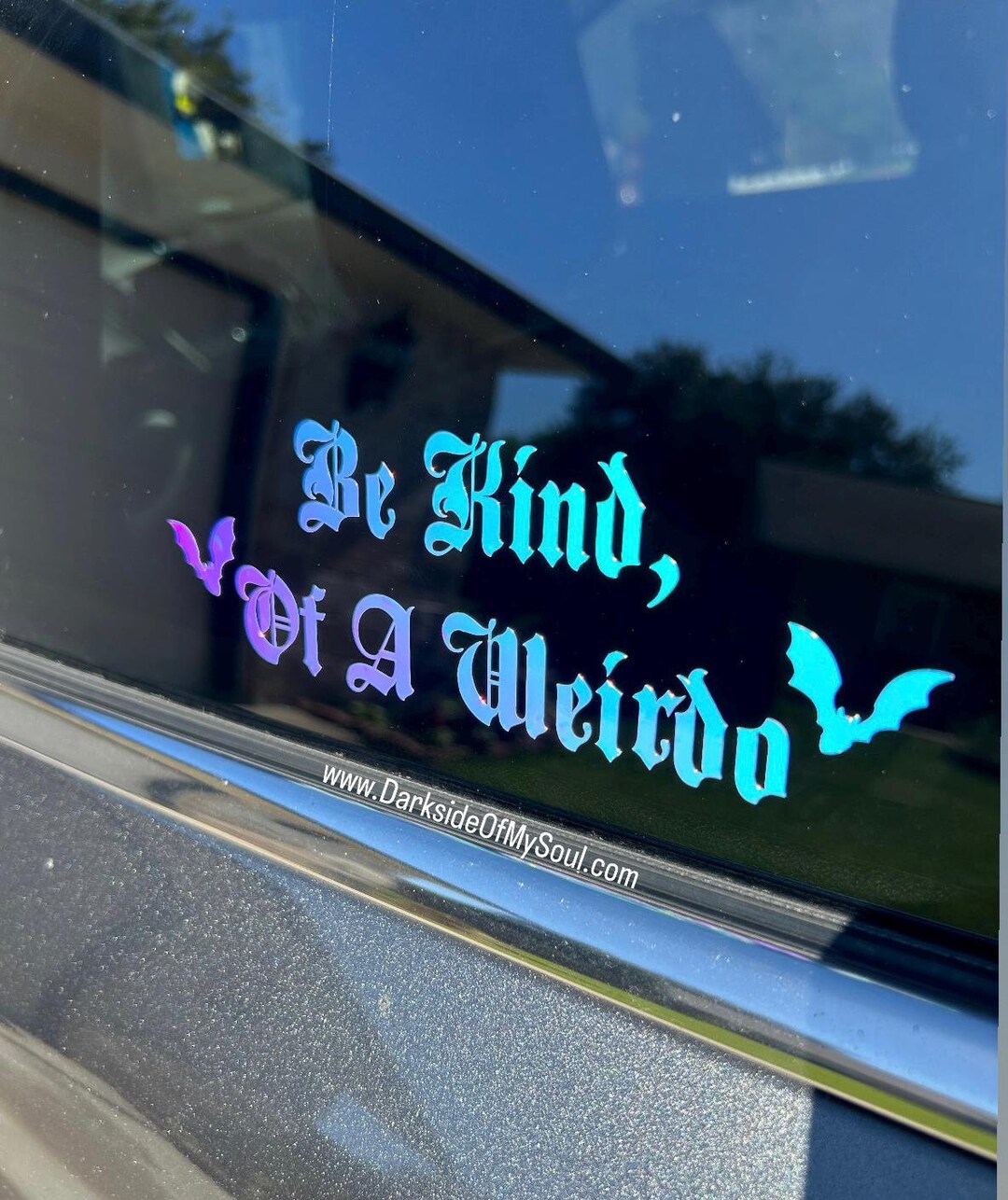 Be Kind of A Weirdo, Car Decals, Weirdo Decal, Stay Weird, Spooky Car ...