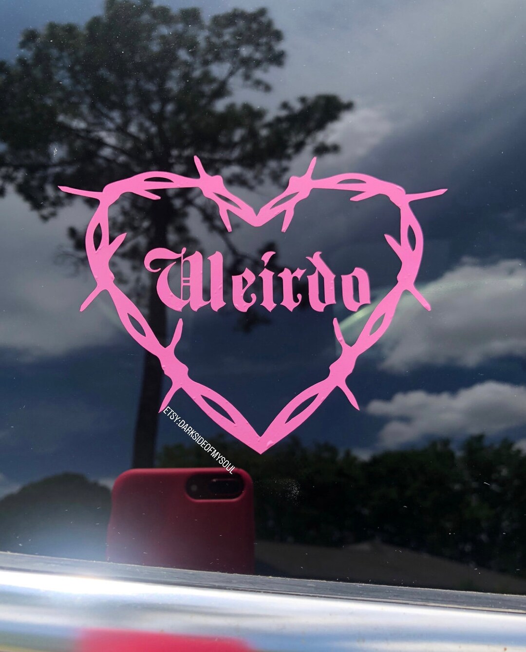 Weirdo, Weirdo Decal, Stay Weird, Stay Spooky, Spooky Bitch, Goth Car ...