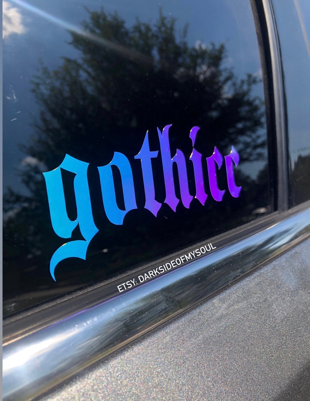Gothicc | Spooky Bitch | Goth Babe | Goth Car Decals | Goth Car ...