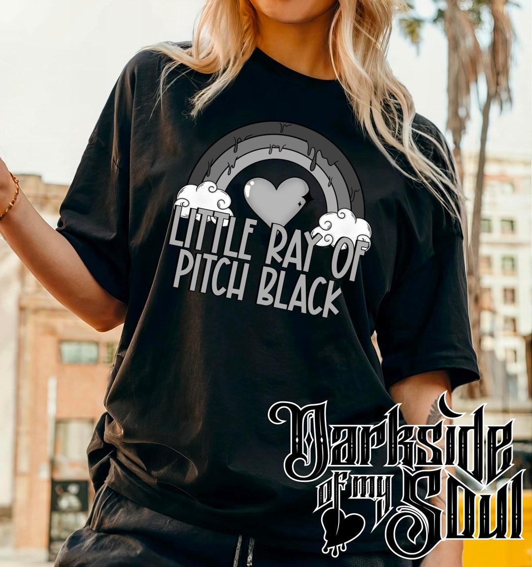 Little Ray of Pitch Black, Goth Shirt, Goth Grunge, Grunge Shirt, Goth ...