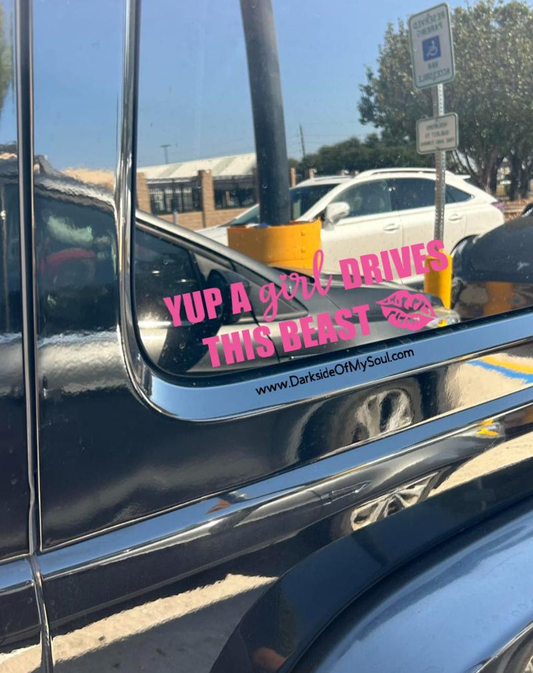 Driven by A Girl, Babe Driven Decal, Lady Driven Decal, Decals for Her ...