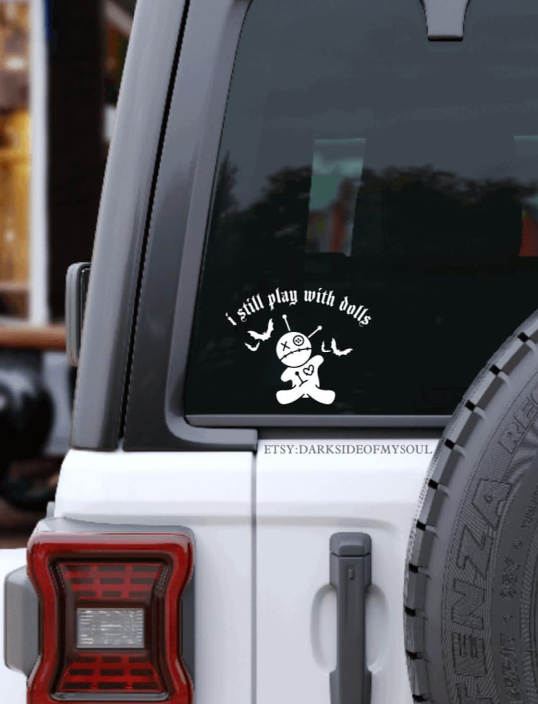 I Still Play With Dolls Voodoo Decal Goth Decals Thinking - Etsy