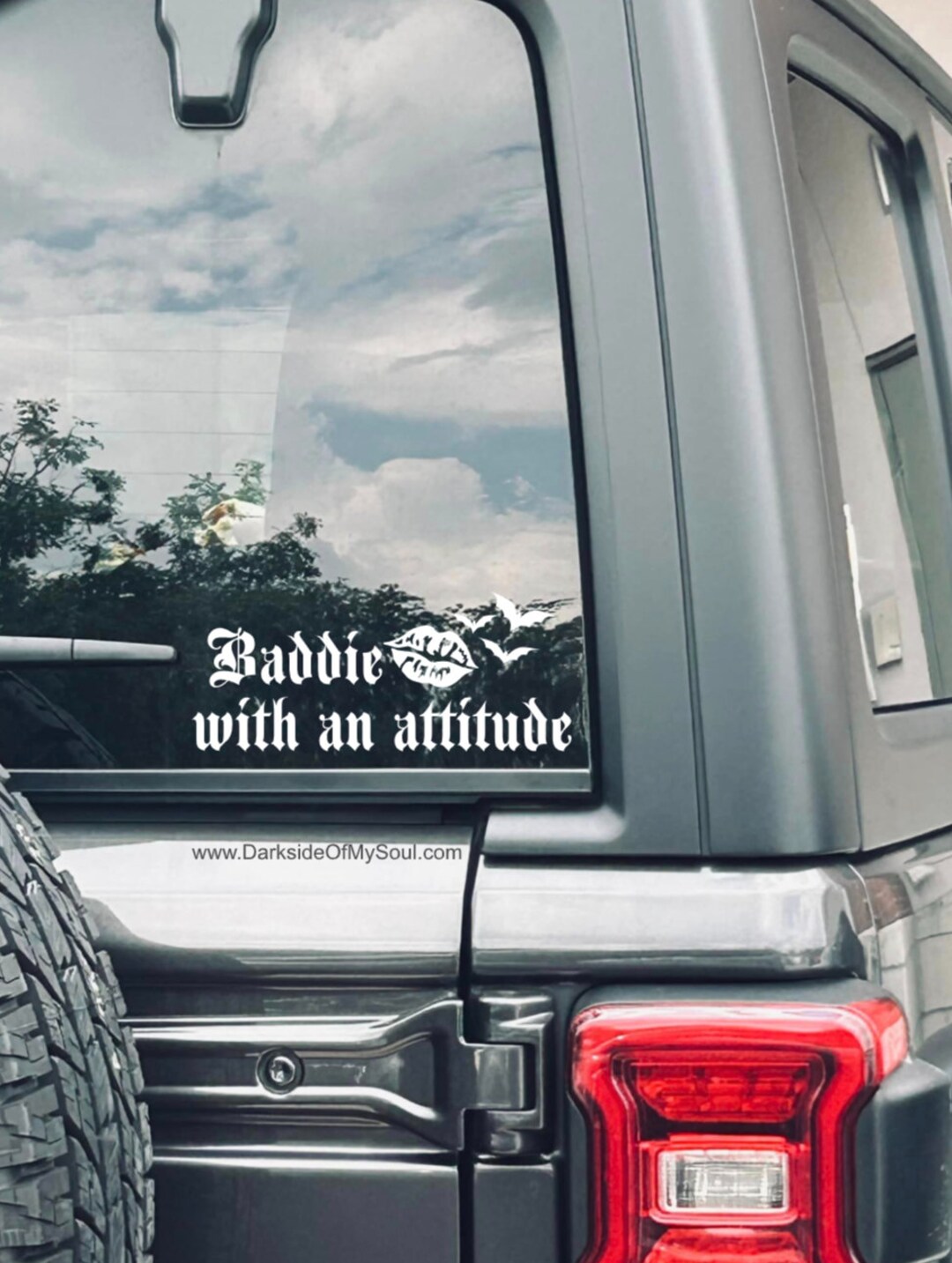Baddie With an Attitude, Bad Bitch, Bad Bitch Decal, Baddie Decal ...