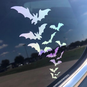 Bat Decal | Bats | Goth Car Accessories | Spooky Bitch | Goth Car Decor ...