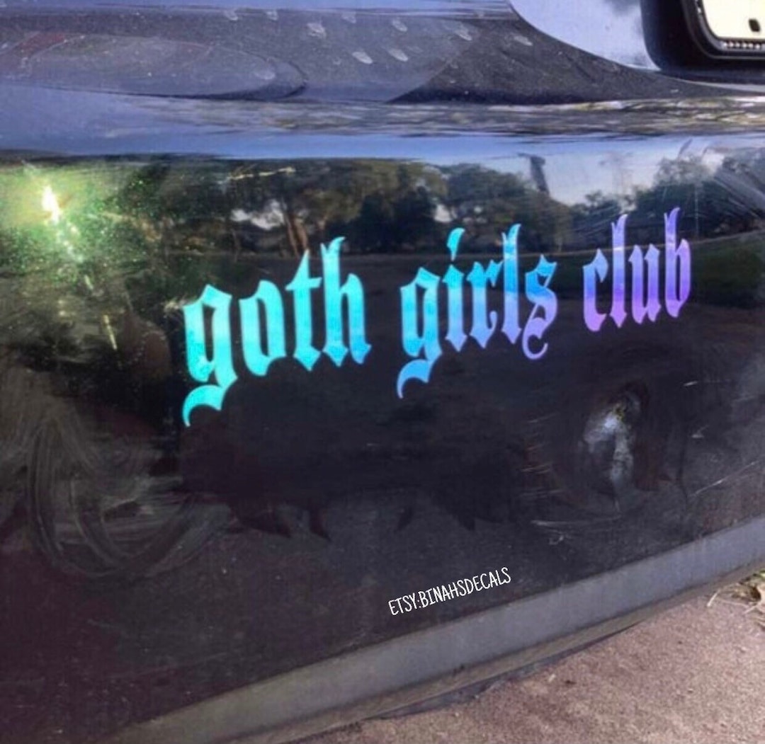 Goth Decals Spooky Bitch Goth Car Accessories Goth Car - Etsy