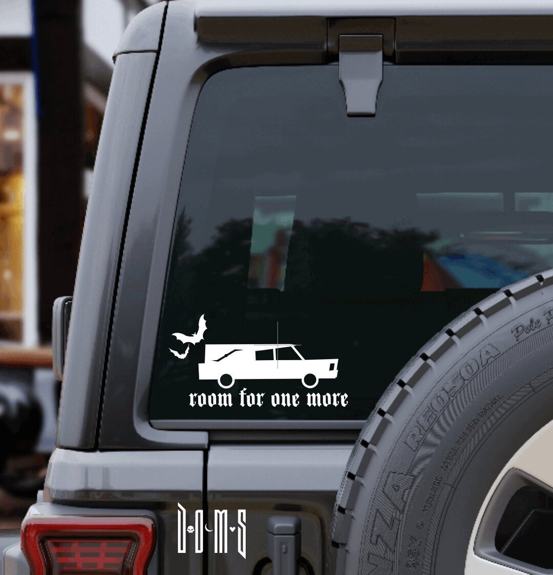 Hearse Decal | Room for One More | Get in Loser | Goth Decals | Goth ...
