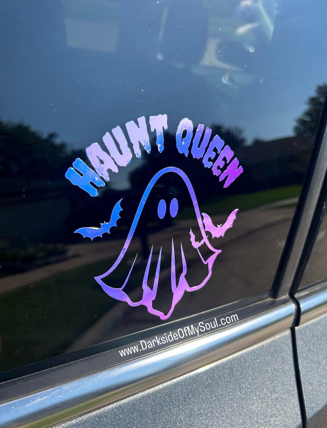 Haunt Queen, Spooky Queen, Ghost Decal, Car Decals, Spooky Car Decals ...