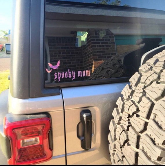 Goth Mom Goth Decal Spooky Mom Goth Car Accessories - Etsy