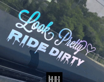 Dirty Topless Decal - Etsy