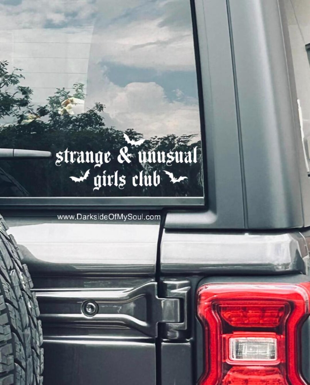 Strange and Unusual Girls Club, Strange and Unusual, Car Decals, Goth ...
